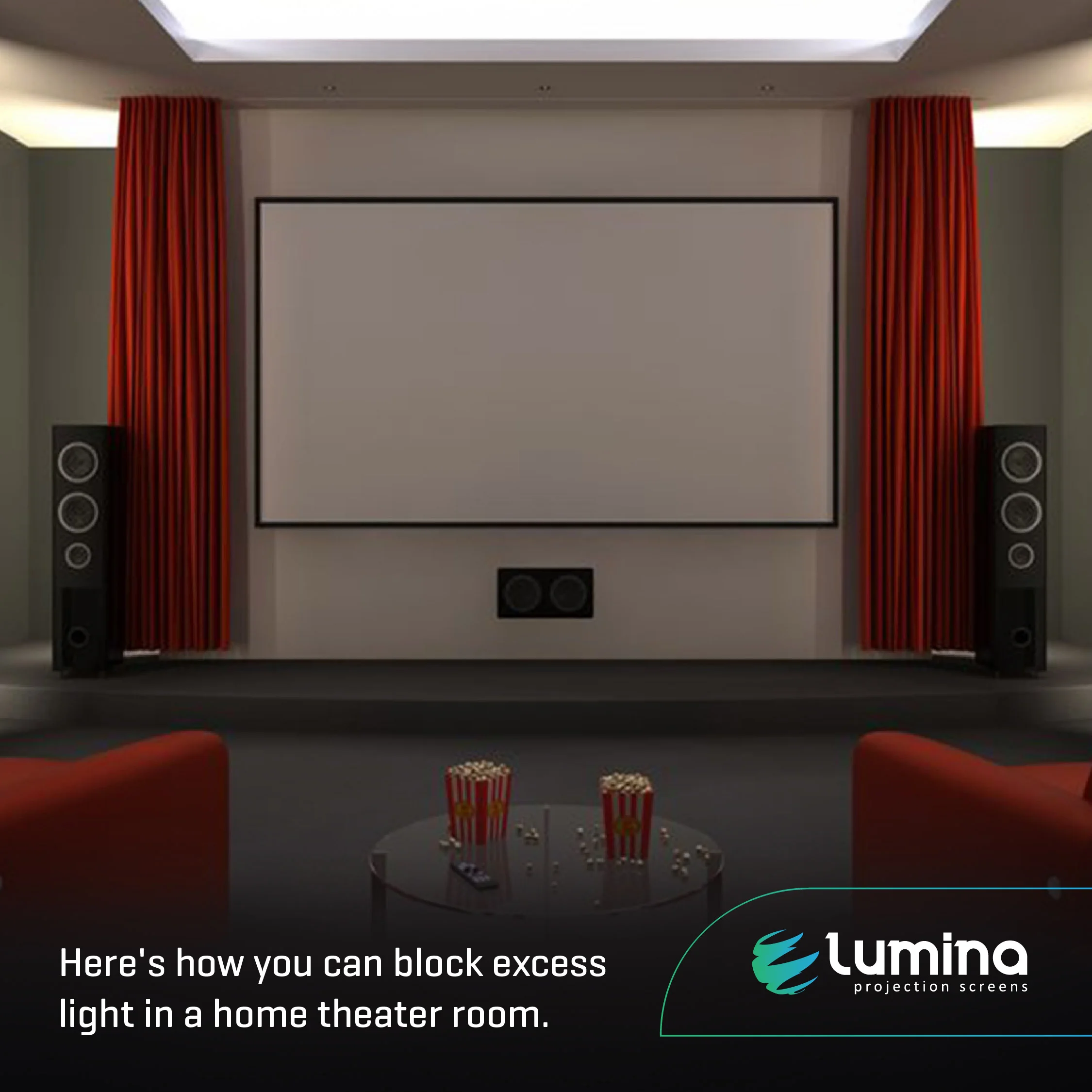 Here's how you can block excess light in a home theater room - Lumina ...