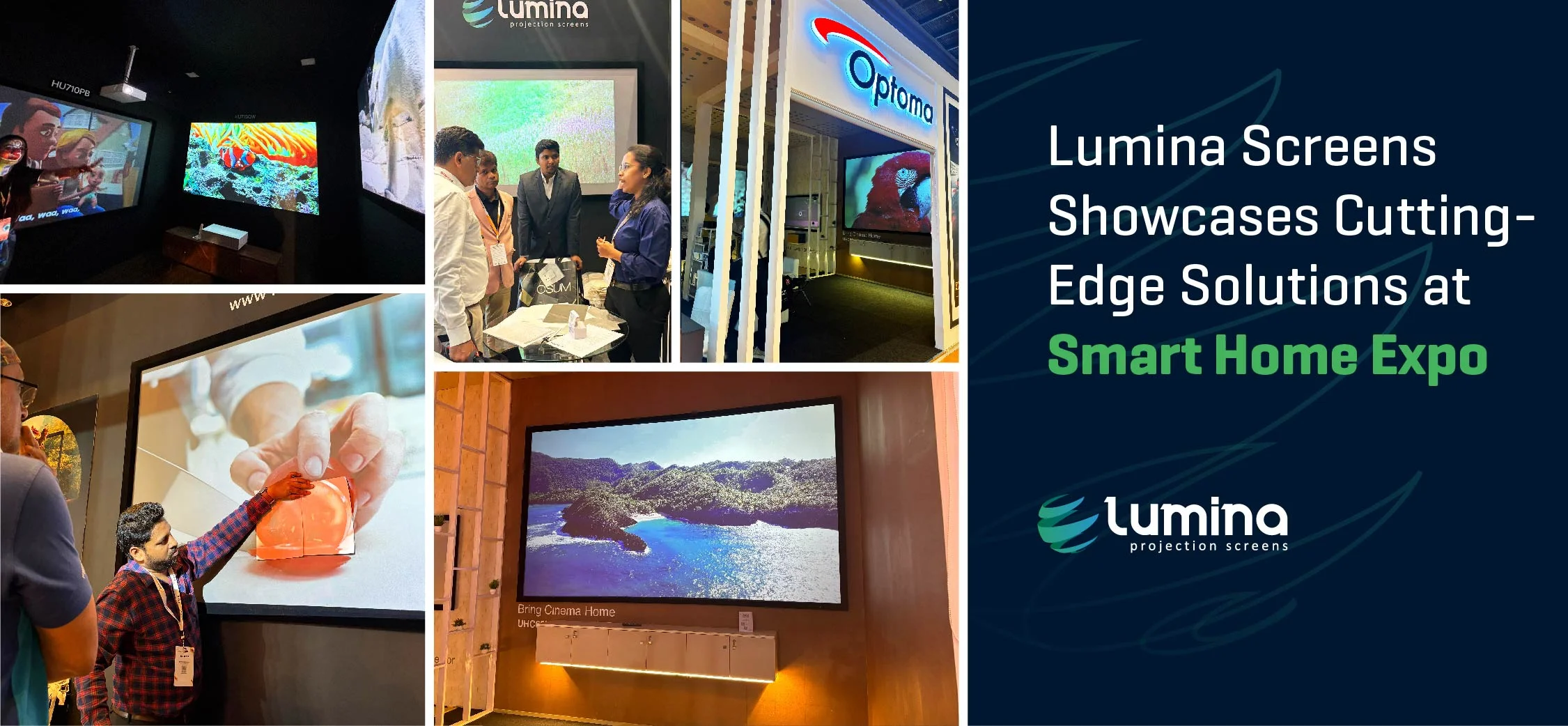Lumina Screens Showcases Smart Home Solutions at Expo